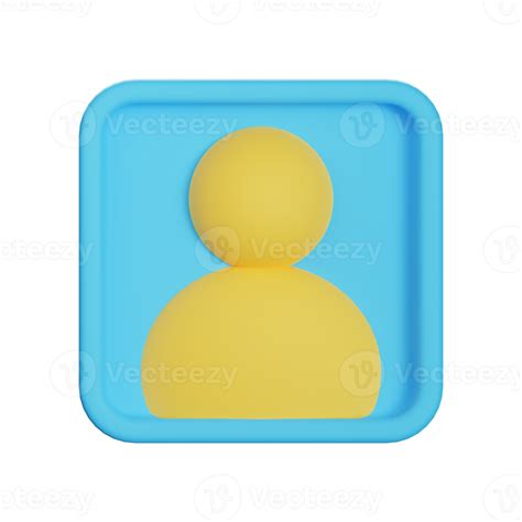 Portrait Mode 3d Icon Illustration 22187216 Png