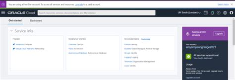 Creating An Atp Database In Oracle Cloud Amy Simpson Grange Blog