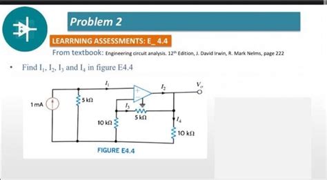 Solved From Textbook Engineering Circuit Analysis 12th