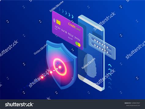 Isometric Protection Network Security Safe Your Stock Vector Royalty Free 1299657607