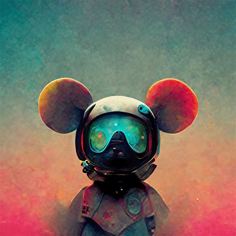 Micke Mouse Futuristic Style On Behance