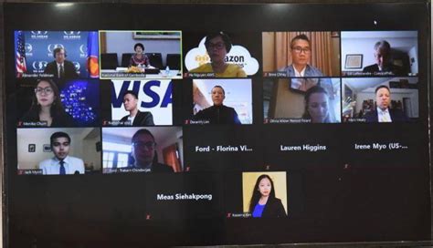 លោក ជំទាវ នាវ ច័ន្ទ ថា ណា ទេសាភិបាល រង ធនាគារជាតិ នៃ កម្ពុជា បាន ចូលរួម កិច្ចប្រជុំ តាម រយៈ