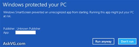 How To Disable Smartscreen Filter In Windows 8 And Later Askvg