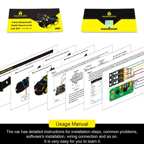 Keyestudio 4wd Multi Functional Diy Smart Car For Arduino Robot