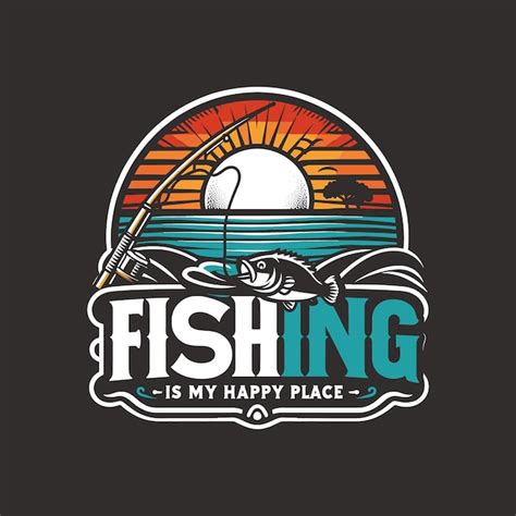 Premium Vector Fishing Logo Type Vector For T Shirt Design Fishing