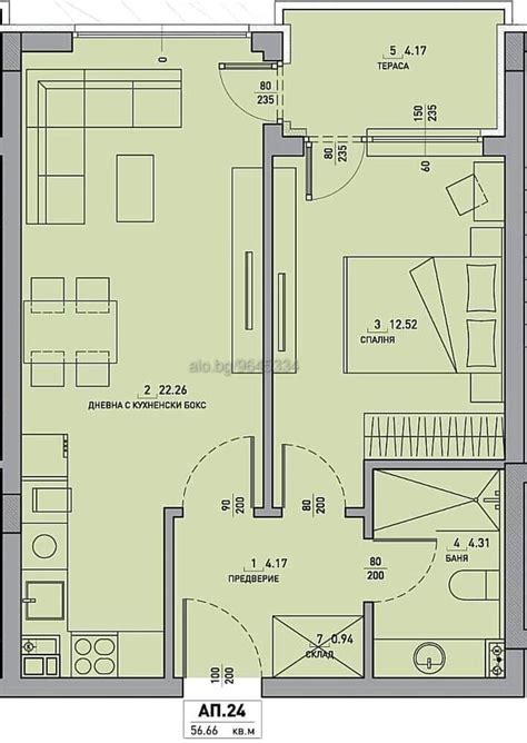 София Двустаен апартамент Ново строителство Двустаен апартамент 63 кв м Тухла 2024 г 2 етаж Неп