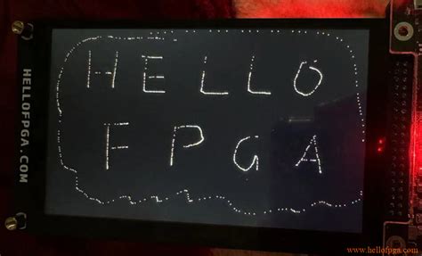 基于lemon Zynq的ps实验 二十三 5寸rgb屏实验： 电容触摸部分demo Hello Fpga