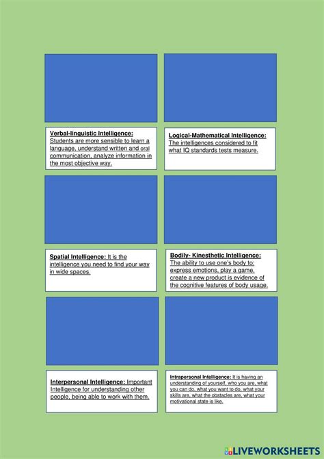 Multiple Intelligences Quiz Free