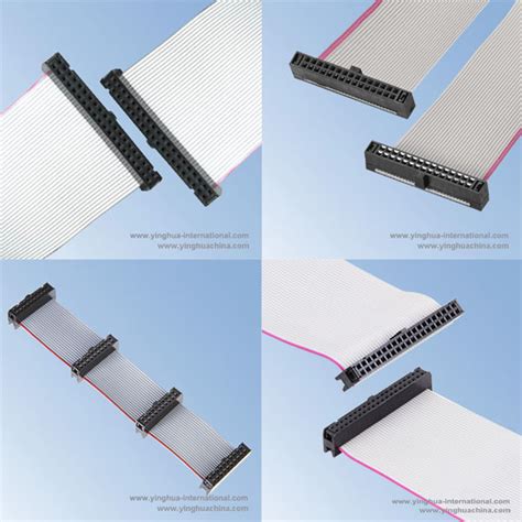 Flat Cable Connectors Electronic Components Wire Assembly Yinghua