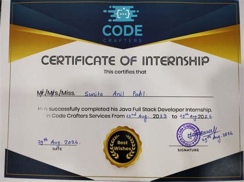 sunita patil on linkedin javafullstack webdevelopment internship