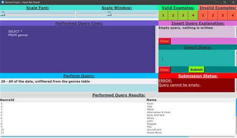 Github Hananbenshabat Relational Db Gui Ui For Sql Queries From