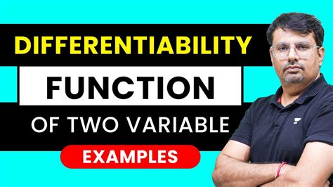 Differentiability Two Variable Function Multivariable Calculus Youtube
