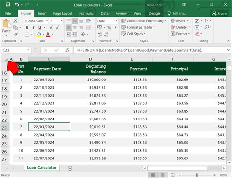 how to lock a column in excel