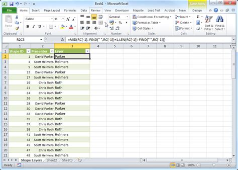 Assigning Shape Layers From A List In Visio Bvisual
