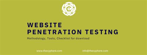 What Is Website Penetration Testing Methodologies And Tools