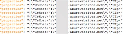 wrong hostname in app service diagnostic settings export