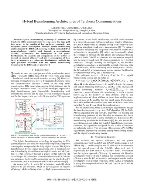Hybridbeamformingarchitecturesofterahertzcommunications Pdf