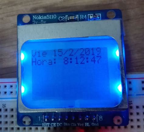 RTC Reloj Con Arduino DS3231 Y Nokia5110 HeTPro Tutoriales