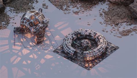 procedural sci fi panel generator blender market