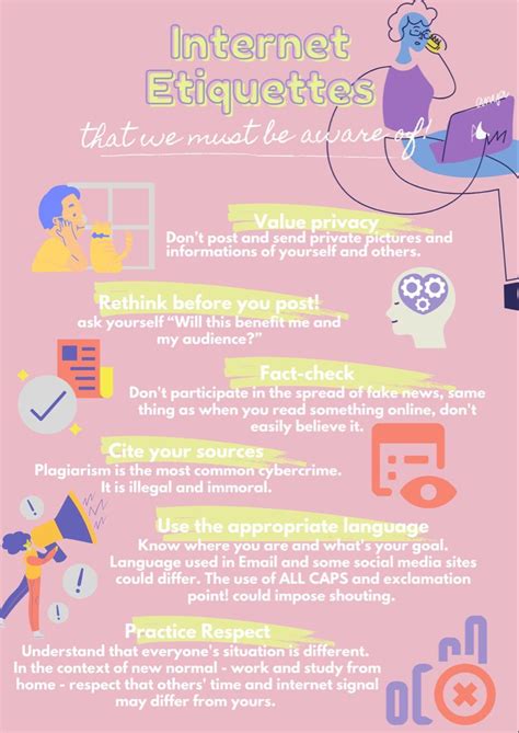 Digital Poster About Netiquette