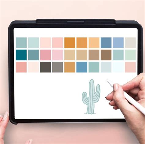 Procreate Color Palette Color Swatches Procreate Tools Ipad Tools Photoshop Swatches Set Of 30