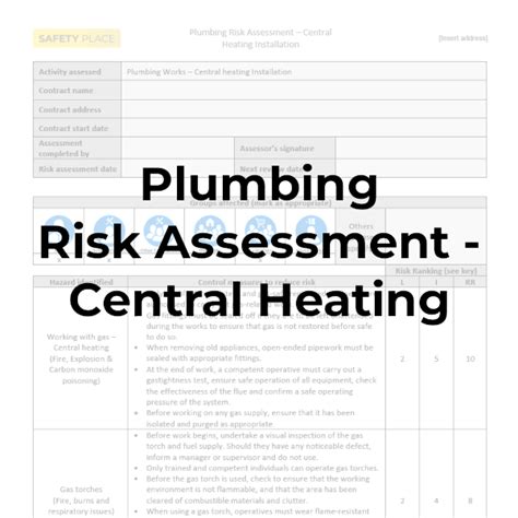 Plumbing Method Statement Central Heating Installation