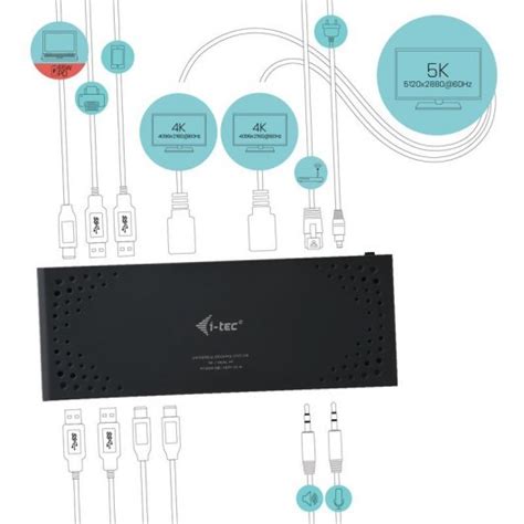 I Tec Docking Station Usb Usb C W Pccomponentes Com