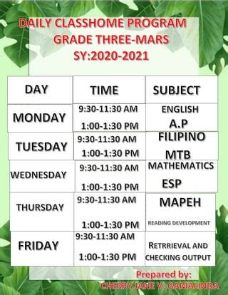 CLASS PROGRAM Copy Docx