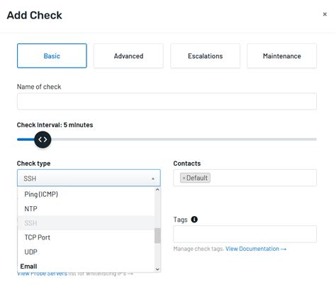 SSH Check Basics Uptime Com