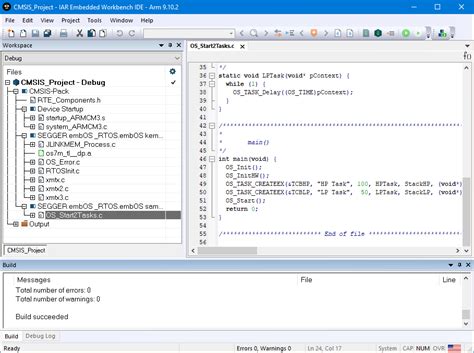 Using Embos In Cmsis Pack Projects Segger Wiki