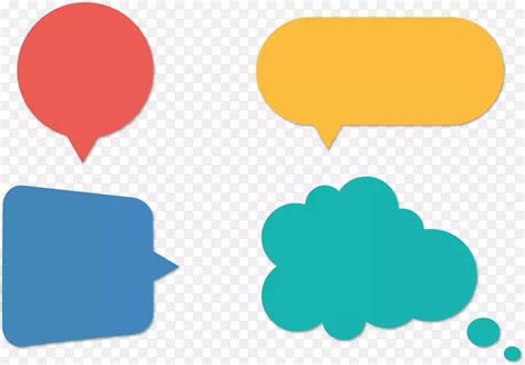 矢量图各种颜色的对话框png图片素材下载 图片编号7318201 Png素材网