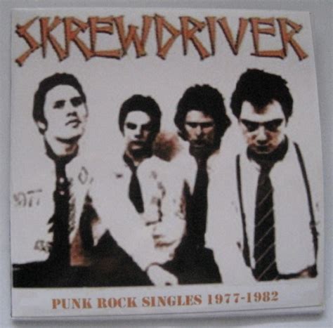 Skrewdriver Punk Rock Singles 1977 1982 Cdr Compilation