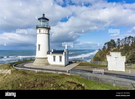 A View Of The Lighthouse At Cape Disappointment State Park In