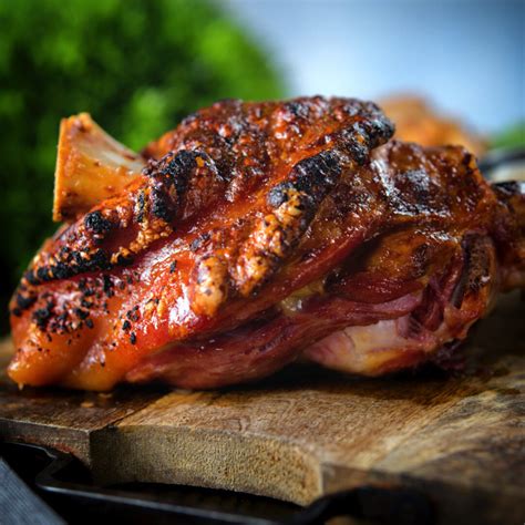 Roast Ham Hock With Honey And Mustard Krumpli