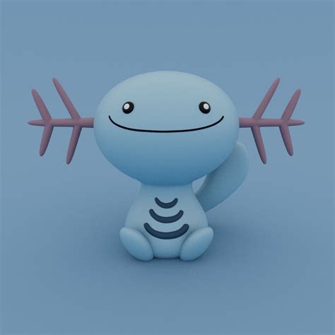 Stl File Wooper Pokemon 🐉 ・3d Printable Model To Download・cults