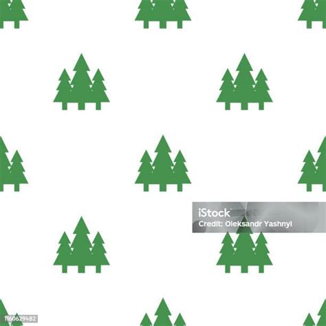 전나무 나무 아이콘원활한 패턴 녹색 생태 기호입니다 지구를 보호합니다 디자인 웹 포장지 직물 벽지에 대한 벡터 그림 0명에 대한 스톡 벡터 아트 및 기타 이미지 Istock