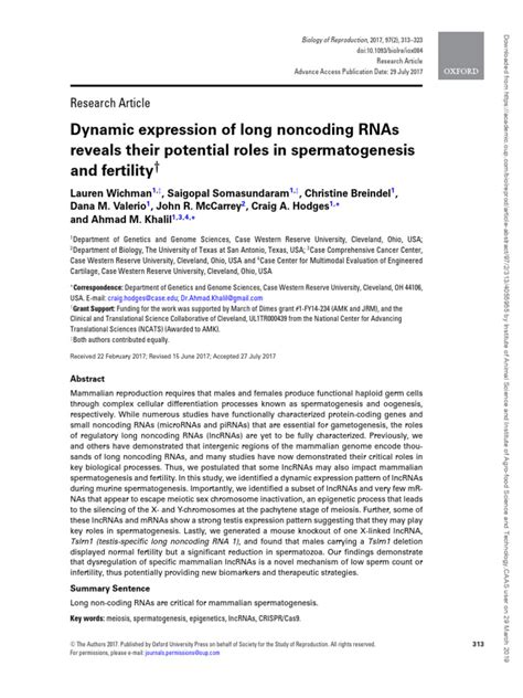 Dynamic Expression Of Long Noncoding Rnas Reveals Their Potential Roles