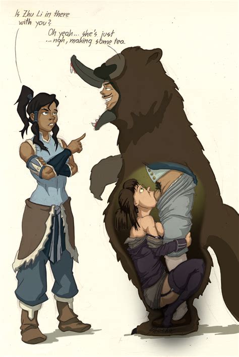 Post Avatar The Last Airbender Korra Shockir The Legend Of Korra Varrick Zhu Li Moon