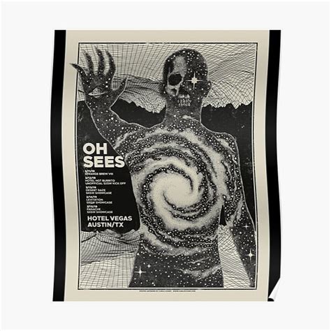 Thee Oh Sees Tour Art Premium Matte Vertical Poster