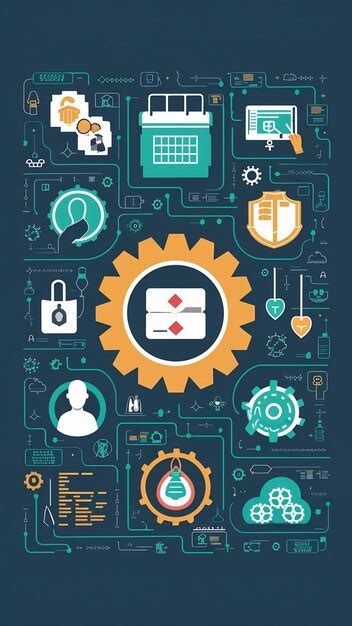 Devops Engineer Working On Software Development And It Operations With Icons Of Agile