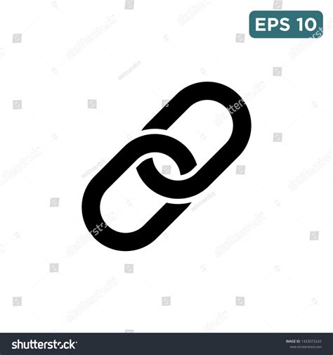 Chain Link Connection Icon Vector Design Stock Vector Royalty Free 1433073242 Shutterstock