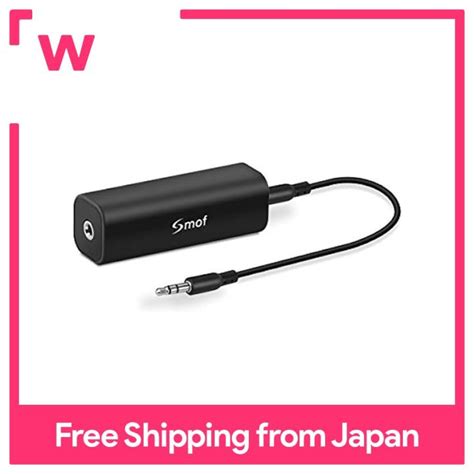 Smof Noise Filter Ground Loop Isolator Aux Noise Removal 3 5mm Compatible Home Audio Car