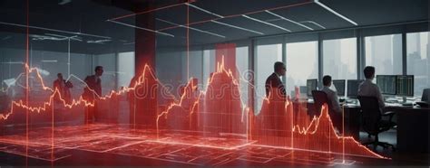 Real Time Data Analysis In The Modern Office Stock Illustration Illustration Of Trends