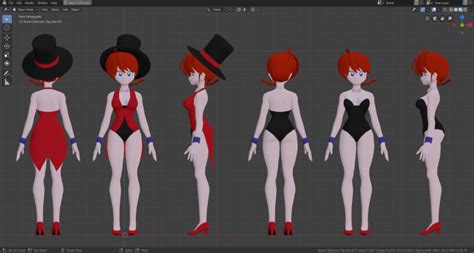 3d Modelling Low And Mid Poly Character Npr Texturing By Pedro0185 Fiverr