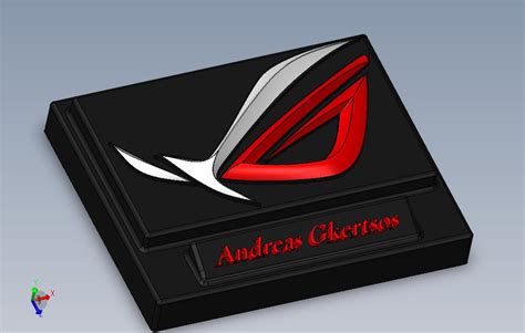 华硕rog标识logosolidworks 2012模型图纸免费下载 懒石网