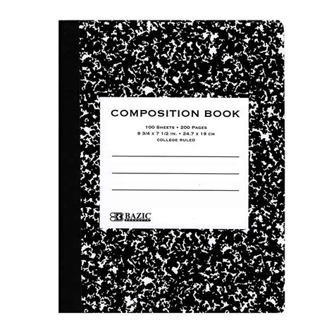 College Ruled Marbled Composition Book Wholesale Dollardays