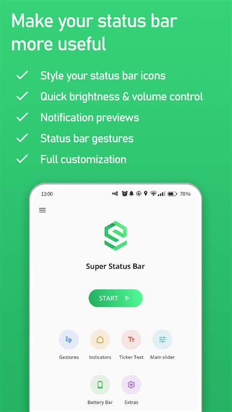 Super Status Bar Customize สำหรับ Android ดาวน์โหลด