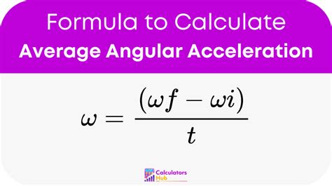 Average Angular Acceleration Calculator Online