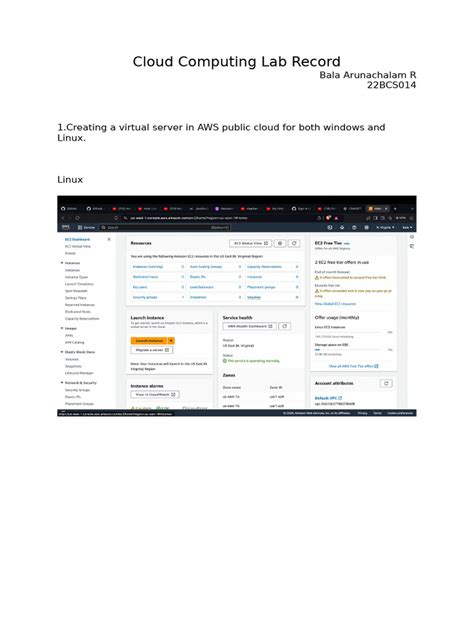 Cloud Computing Lab Record Pdf Home And Garden