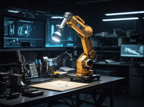 Premium Ai Image Revolutionizing Industrial Robotics Inside Design